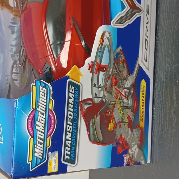 Hasbro | Toys | Nib Micro Machines Transforms From Corvette To Raceway ...
